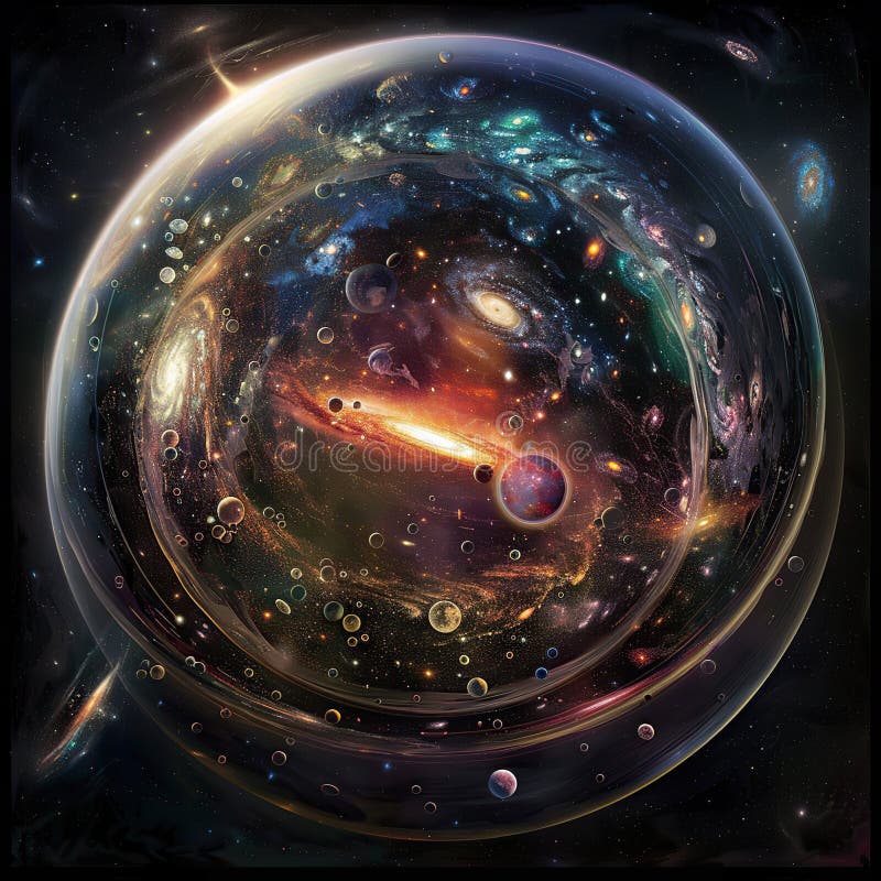 Artistic Depiction of the Big Bang and Cosmic Inflation Stock ...