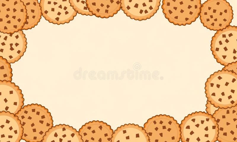 An Artistic Depiction of a Cookie Frame, Showcasing an Array of ...