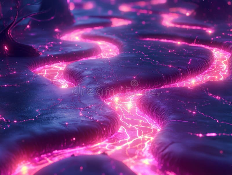 Artistic Depiction of Dynamic, Glowing Learning Pathways an IEP and ...