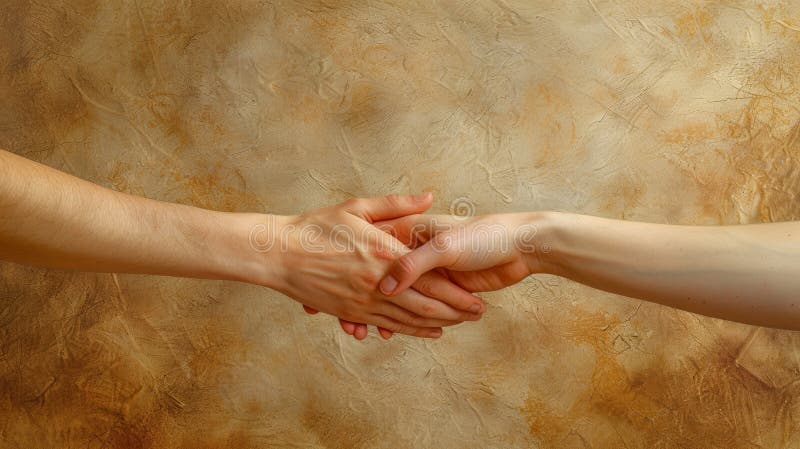 An Artistic Depiction of Intertwining Hands, Symbolizing the Bond ...