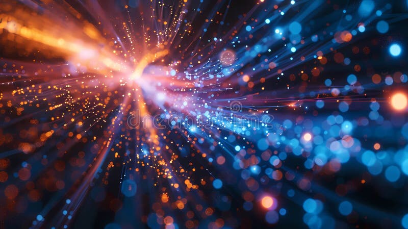 Abstract Artistic Visualization of Quantum Entanglement Stock ...