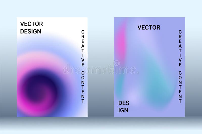 Artistic Design of the Cover. a Set of Modern Abstract Objects. Stock ...