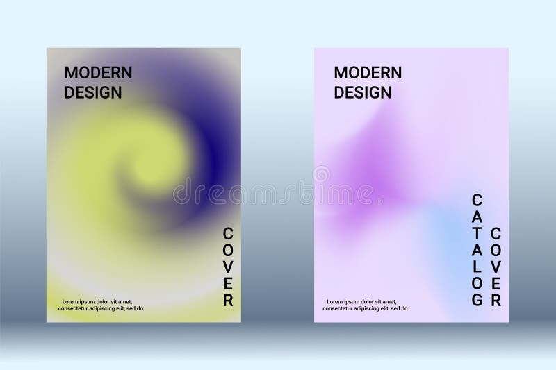 Artistic Design of the Cover. a Set of Modern Abstract Objects. Stock ...