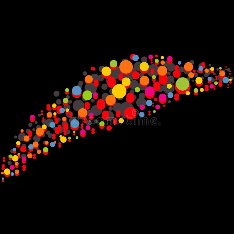 Abstract Dot Design stock vector. Illustration of bright - 37744263