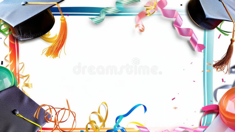 Artistic Design Frames for Creative Graduates Stock Illustration ...