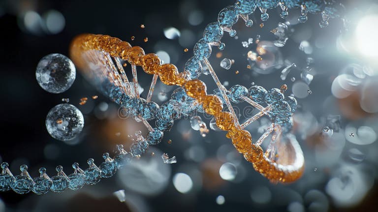 Artistic Dna Manipulation in Bioengineering Frontiers Science Lab ...