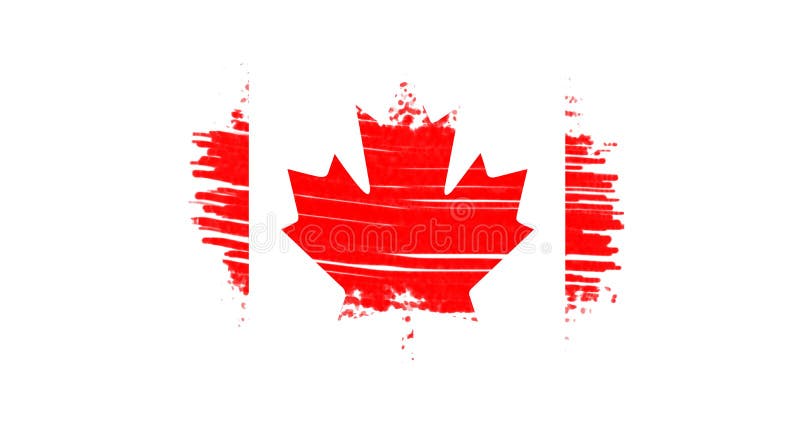 Drawing Painting of the Flag Stock Illustration - Illustration of ...