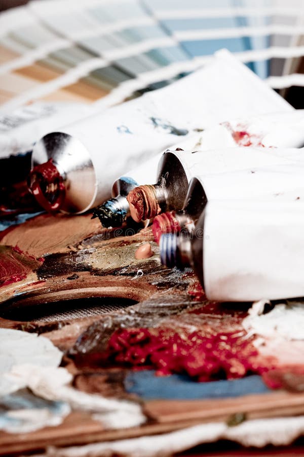 Artistic Equipment And Color Chart - Free Photo from StockFreeImages