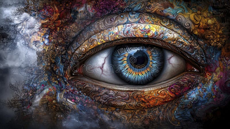 Artistic Eye Design Abstract Gallery Digital Artwork Colorful ...