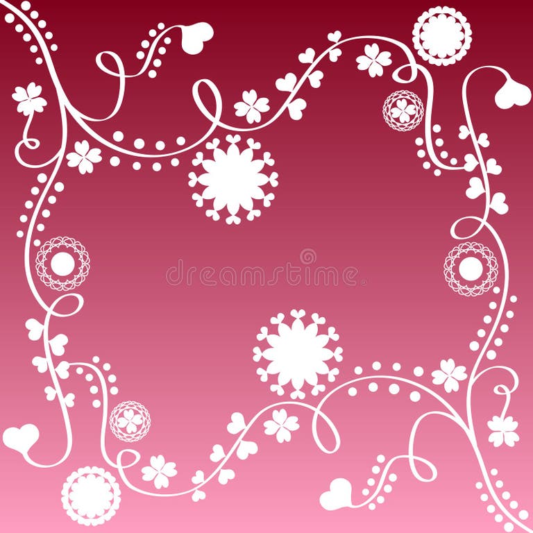 Artistic floral design stock illustration. Illustration of marriage ...