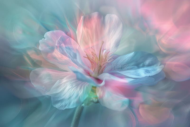Artistic Flower Image with Soft Pastel Shades. Stock Photo - Image of ...