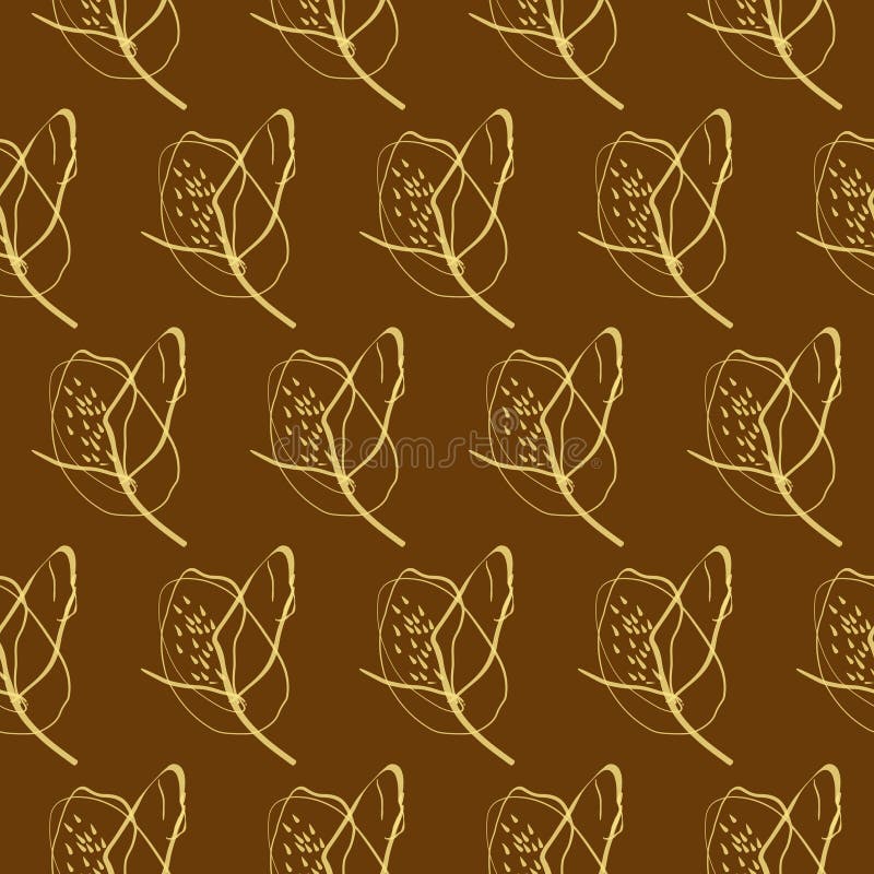 Artistic Flower. Seamless Pattern. Floral Ornament Stock Vector ...