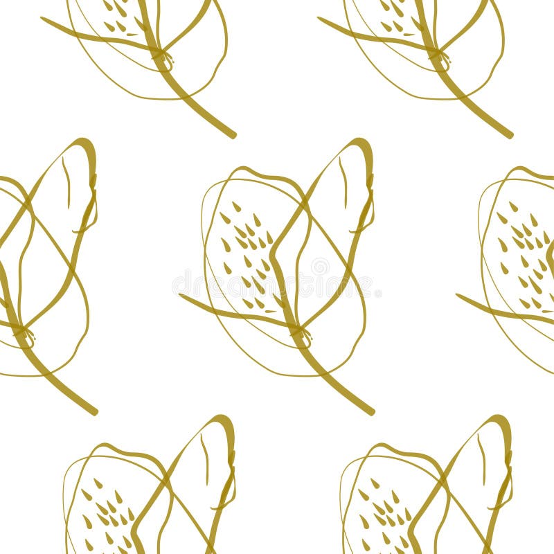 Artistic Flower. Seamless Pattern. Floral Ornament Stock Vector ...