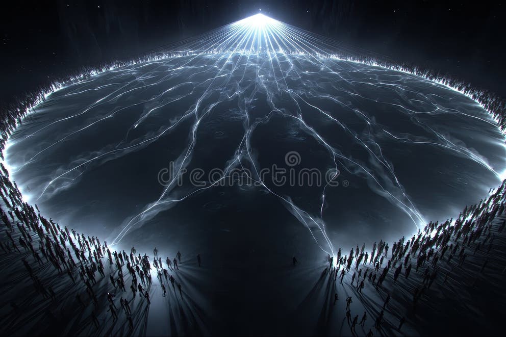 Artistic Fusion of Space, Technology, and Human Connection in a ...