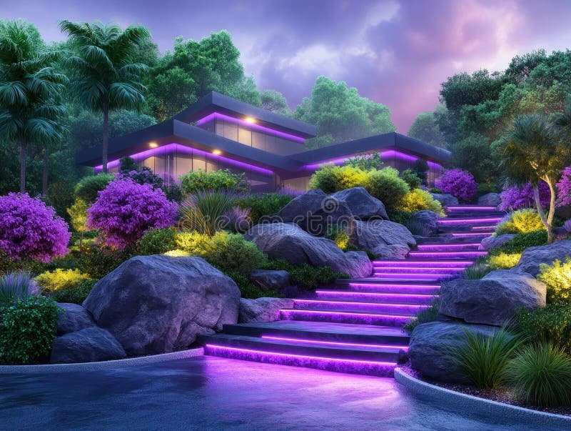 Artistic Garden Layouts Bold Textures, Creative Lighting, and ...