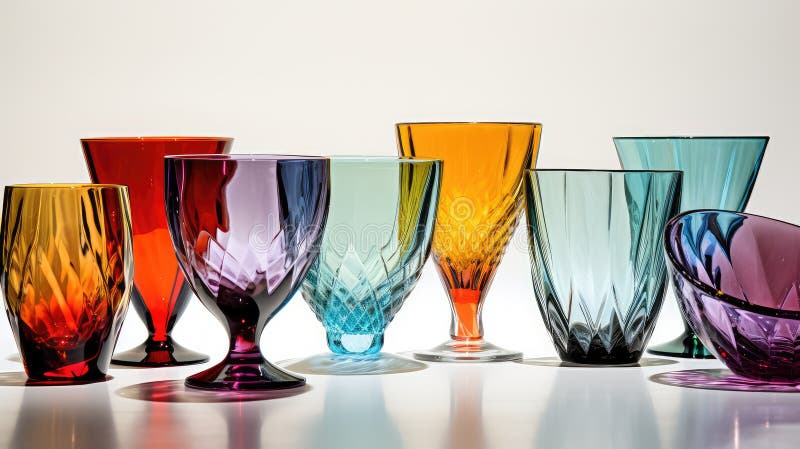 Artistic glass transparent stock illustration. Illustration of ...