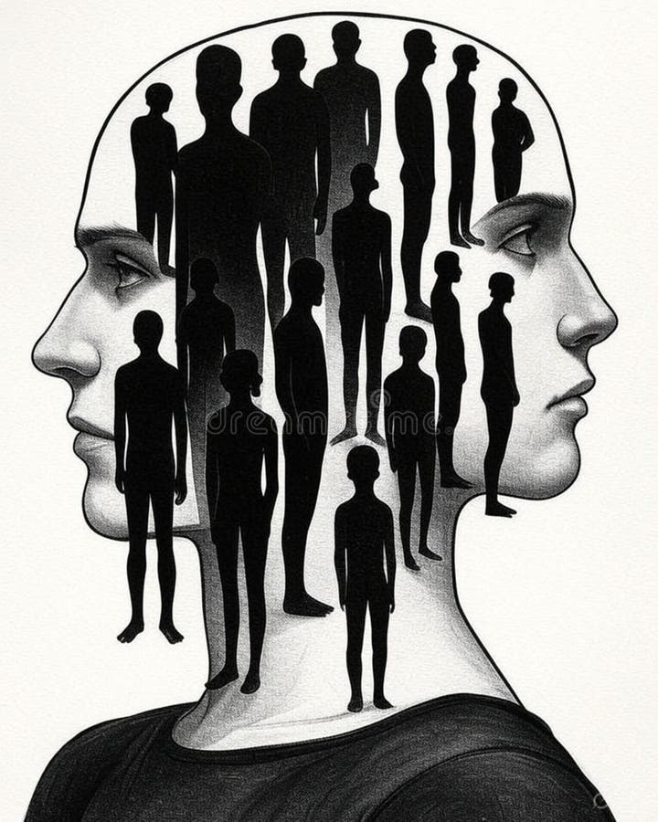 Dual Profile Heads with Internal Figures — Conceptual Identity ...