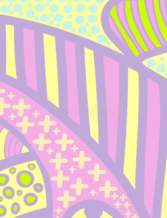 Artistic Header with Flowers and Leaves. Graphic Design. Hand Drawn ...