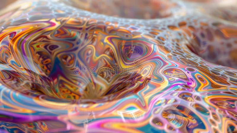 An Artistic, Hyperrealistic Interpretation of Viscous Fluid Motion ...