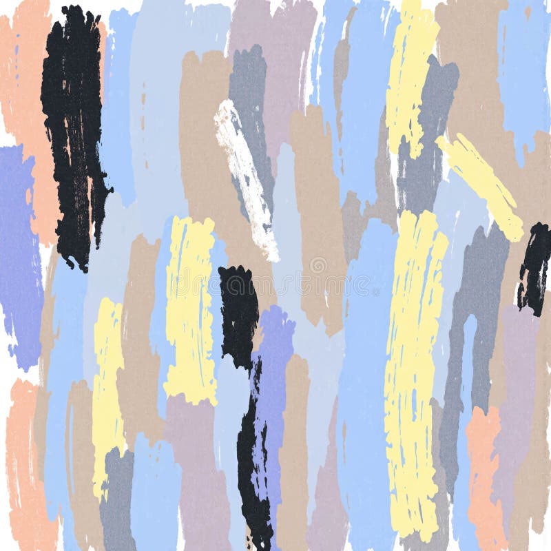 Artistic Illustration of an Abstract Background with Fluid Brushwork ...