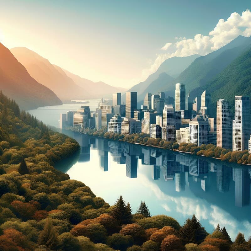 Artistic Illustration about Ambiguity and Choices Stock Illustration ...