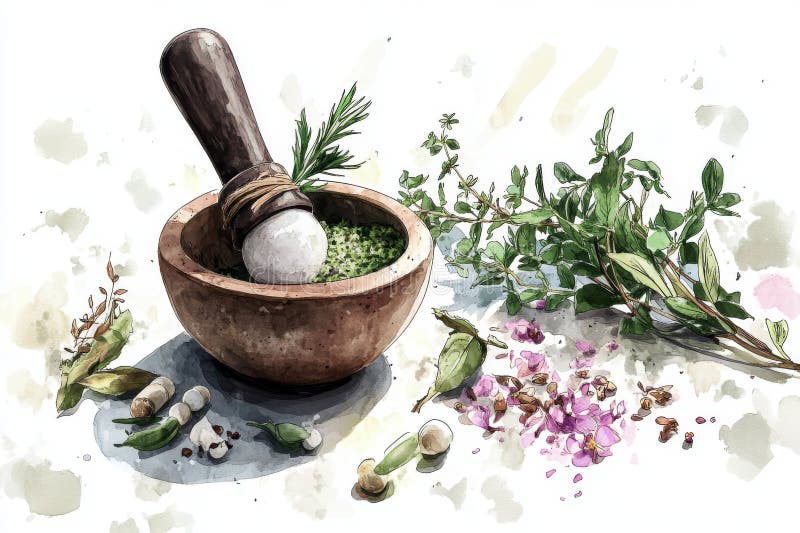 Homeopathic Remedy Preparation Process Stock Illustration ...