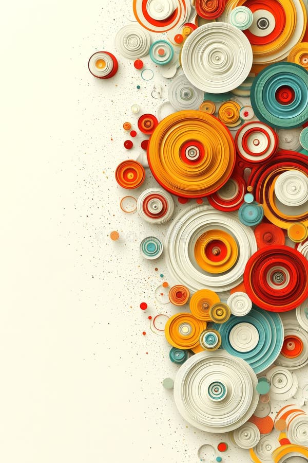 An Artistic Illustration of Marine Shells Seen through a Microscope ...