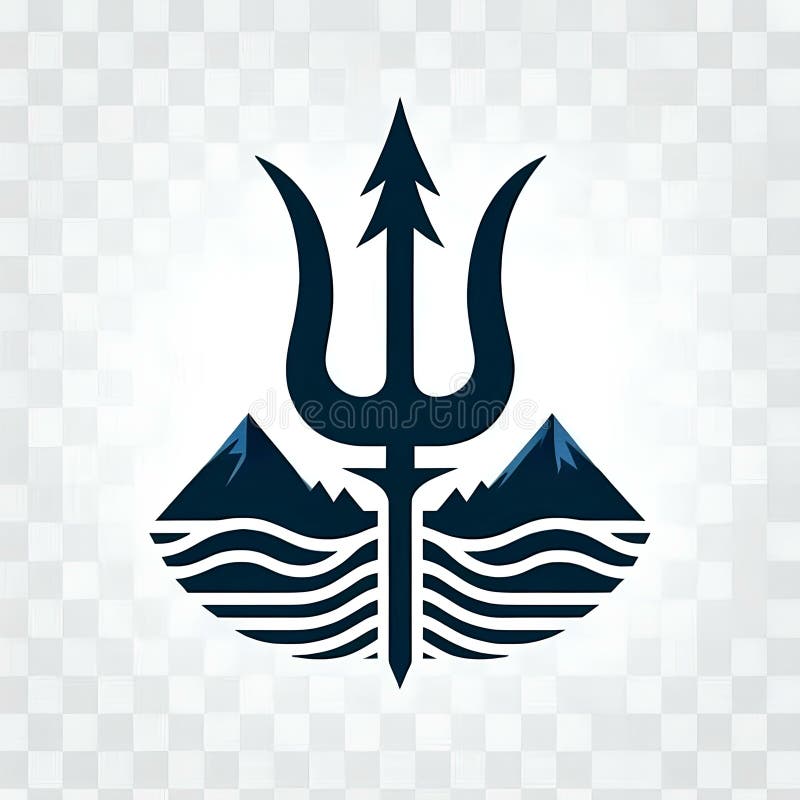 Artistic Illustration of Poseidon S Trident Stock Illustration ...