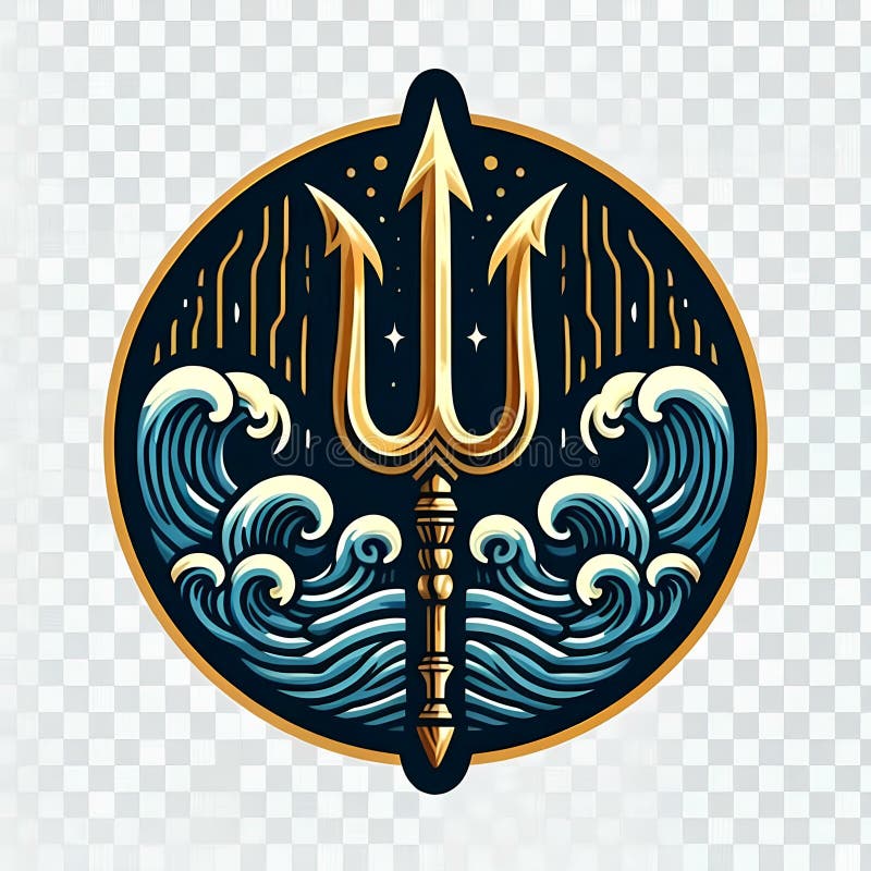 Artistic Illustration of Poseidon S Trident Stock Illustration ...