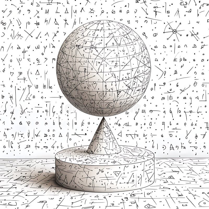 Artistic Coloring Book Celebrating Mathematical Beauty Stock ...