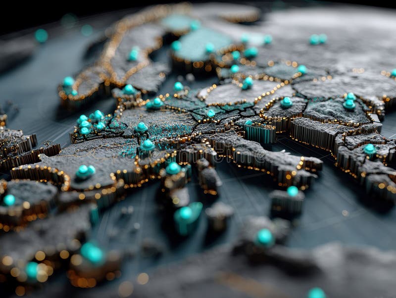 An Artistic Image Showcasing Interconnectedness and Global Connectivity ...