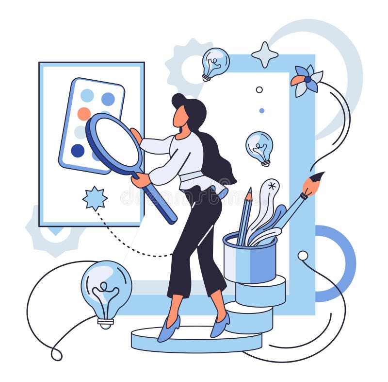 Artistic Imagination. Artistic Creativeness, Akin To Symphony, Weaves ...