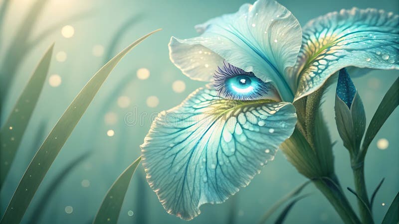 Artistic Interpretation of Eye in Flower for World Glaucoma Day ...