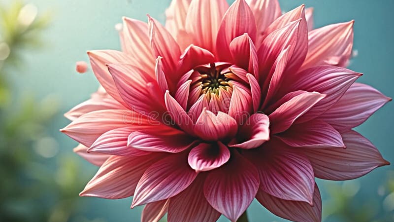 Artistic Interpretation of a Flower Exploding into Petals, Vibrant ...