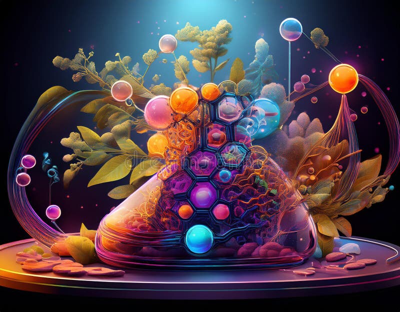 An Artistic Interpretation of the Synthesis of a Drug from Natural ...