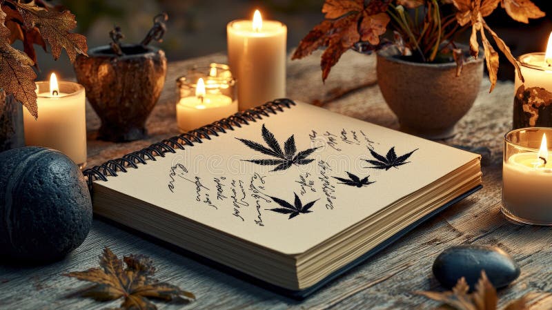 Artistic Journal Reflection on Nature S Beauty Cozy Ambient Setting ...