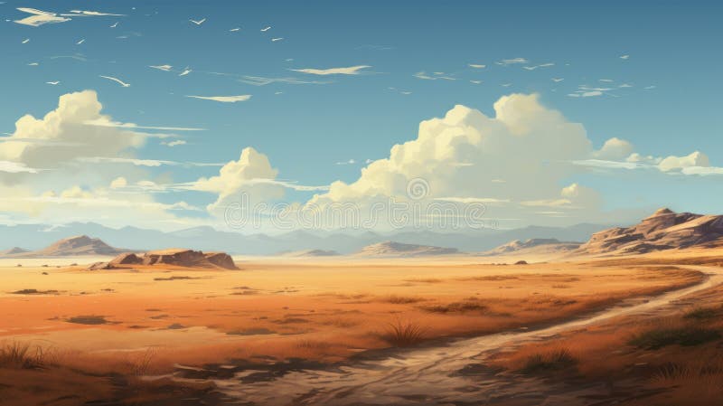 Desert Pathway Stock Illustrations – 241 Desert Pathway Stock ...