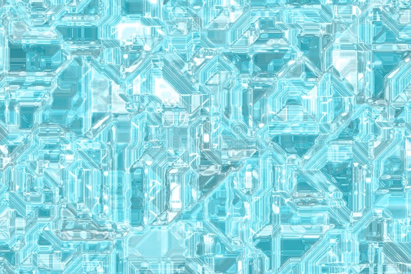 Beautiful Light Blue Optic Crystals Template Computer Art Backdrop ...