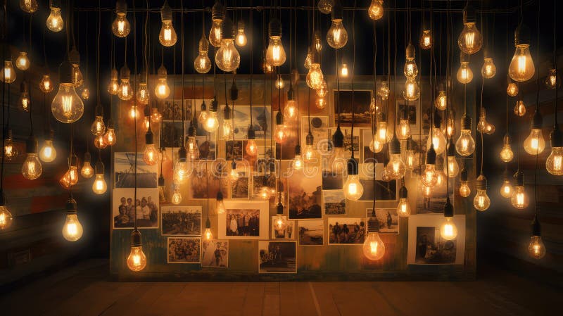 Artistic light bulb frame stock illustration. Illustration of creative ...