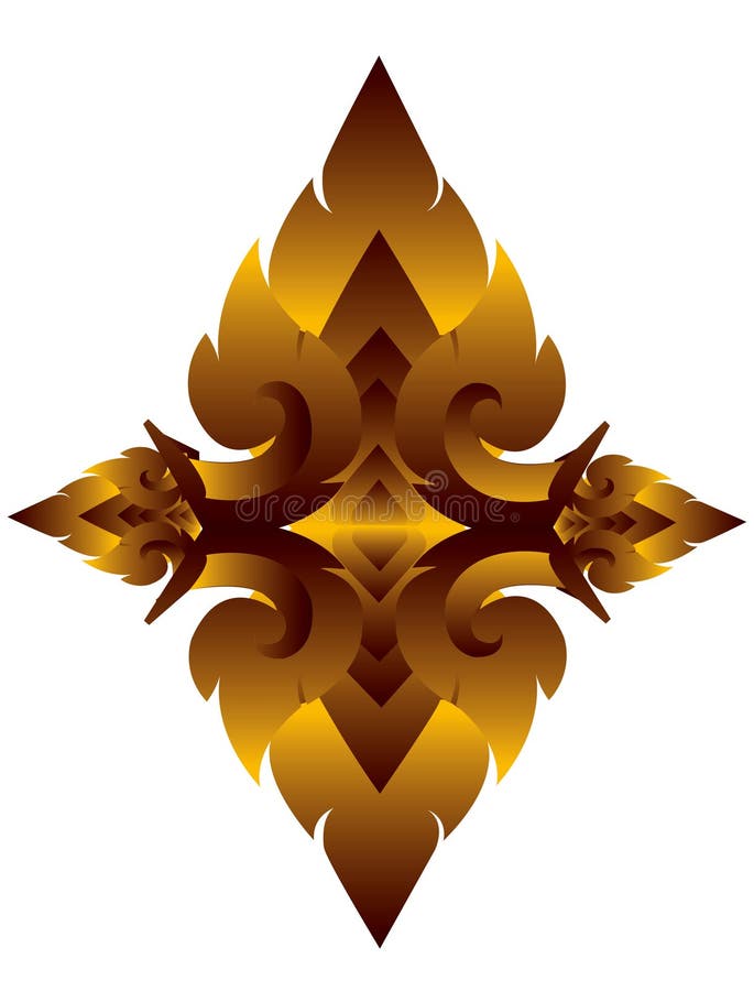 Line thai 01 stock illustration. Illustration of gradients - 569557