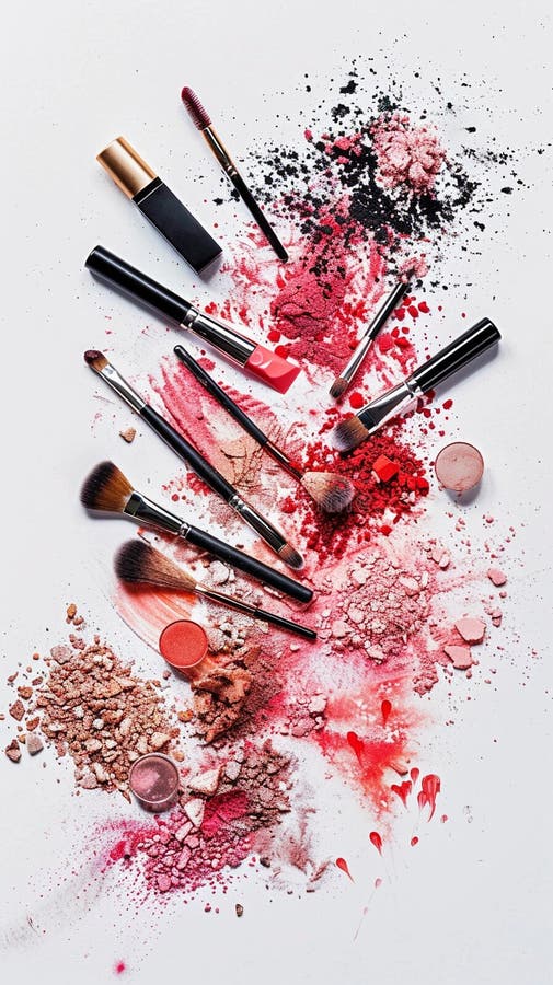 Artistic Makeup Explosion stock photo. Image of texture - 317527972