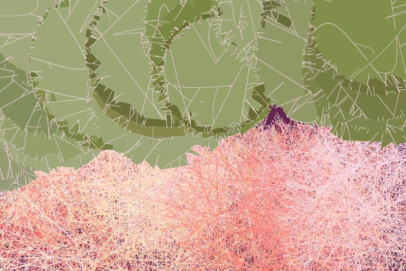 Artistic Messy Random Line Circles Background Pattern Abstract. Color ...