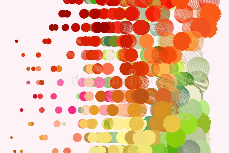 Artistic Messy Random Line Circles Background Pattern Abstract ...