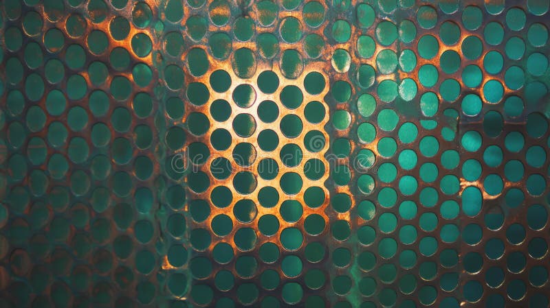 Artistic Metal Mesh Texture with Vibrant Colored Lighting for Creative ...