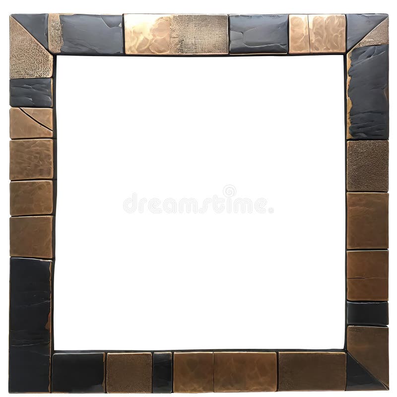 Artistic Metal Sculptural Frame Stock Image - Illustration of ...