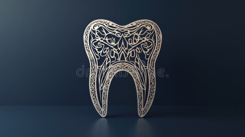 Artistic Model of Teeth - Dental Anatomy Stock Illustration ...