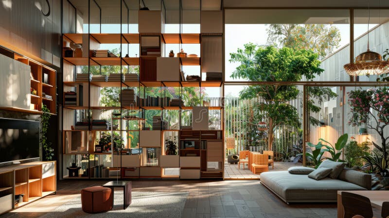 Artistic Modular Storage System Stock Illustration - Illustration of ...