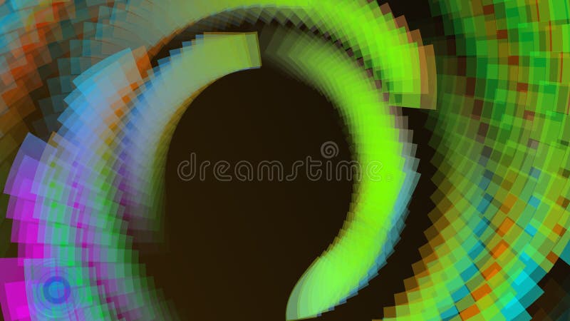 Artistic Movement of Geometric Line. Abstract Geometric Simple Line ...