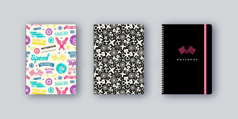 Artistic Notebook Covers Design Stock Vector - Illustration of design ...
