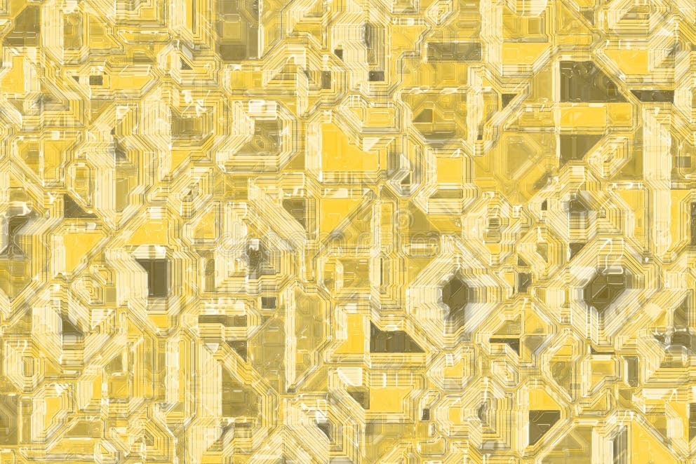 Artistic Orange Techno Computer Pattern Computer Art Background or ...